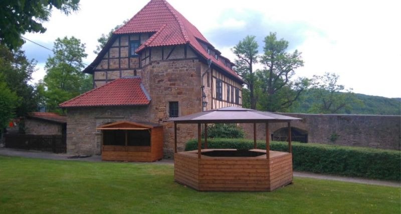 Pavillon mit festem Dach mieten | Markthütten-Shop
